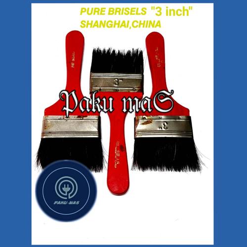 Jual kuas cat tembok bulu kuas hitam kuas ukuran 3 inch hitam - Kab ...