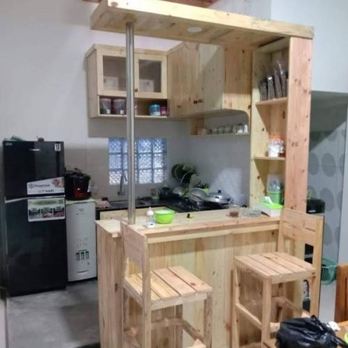 Jual mini bar dapur minimalis jati Belanda/mini bar dapur set - Kota ...
