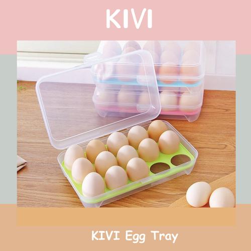 Jual Rak Tray Tempat Box Telur Penyimpanan Kotak Organizer Wadah 15 ...