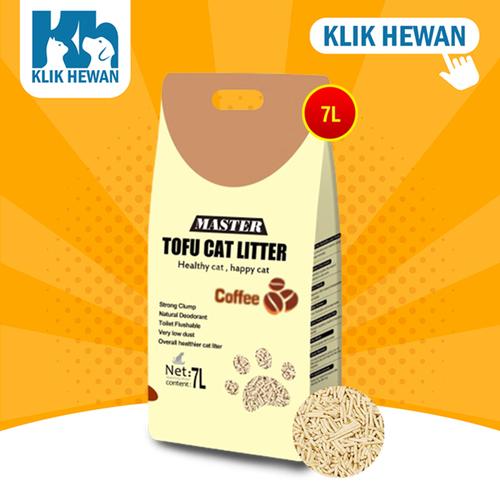 Jual Master Tofu Soya Cat Litter Pasir Gumpal Kucing 7 Litter - COFFE ...