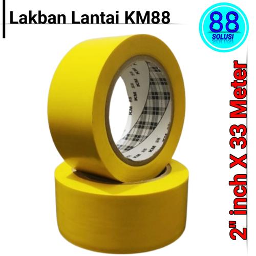 Jual Lakban Lantai Kuning KM88 Floor Marking Tape Pembatas Tanda Line ...