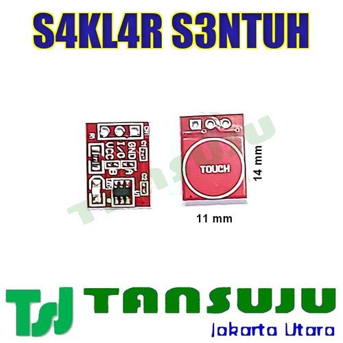 Jual TTP223 Modul Tombol Saklar Sentuh Touch Sensor Self Locking Switch ...