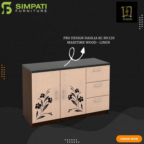 Jual Bufet Dapur 2 Pintu + Laci Bawah Pro Design Dahlia KC BU 120 - Kab ...