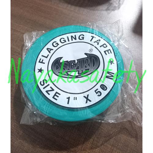 Jual Flagging Tape Hijau 1" x 50mtr / Pita Penanda Survey 24mm x 50 mtr ...