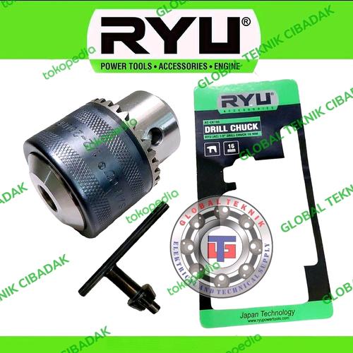 Jual RYU KEPALA BOR 16 MM 1/2" 20 UNF UKURAN 3 - 16 MM DRILL CHUCK 16 ...