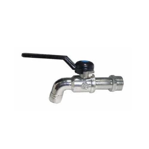 Jual Kran air 1/2" 3/4" inch Kran bola keran taman tembok gagang hitam ...
