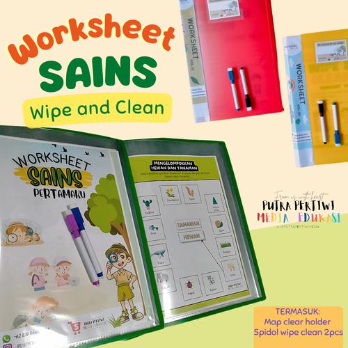 Jual WORKSHEET SAINS ANAK Putra Pertiwi Media 40 hlm berwarna - Kab ...