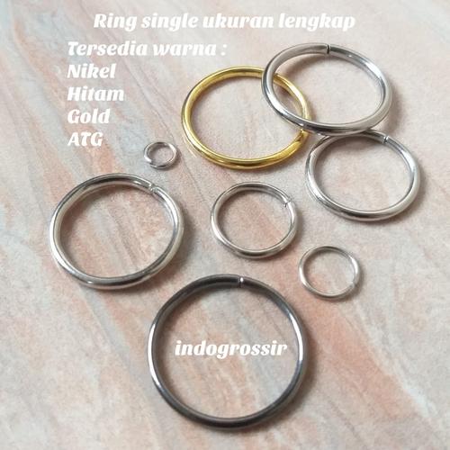 Jual Ring O ring besi ukuran lingkaran 1cm untuk penyambung gantungan ...