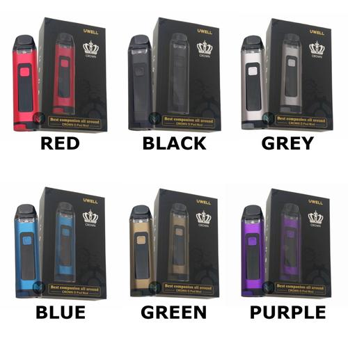 Promo Pod Vape Vapor Crown D Pod Mod Kit 35W 1100Mah Authentic By Uwell ...