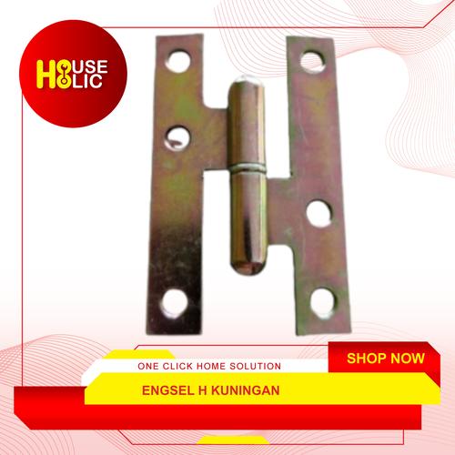 Jual Engsel Besi Model H Kuningan / Engsel Pintu Jendela / Iron Hinger ...