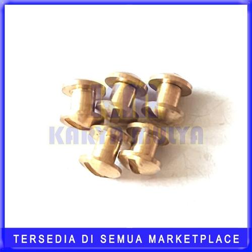 Jual Paku Baut Gold Paku Baut Ukuran 0.5 Cm Mur Paku Baut 5mm - KM ...