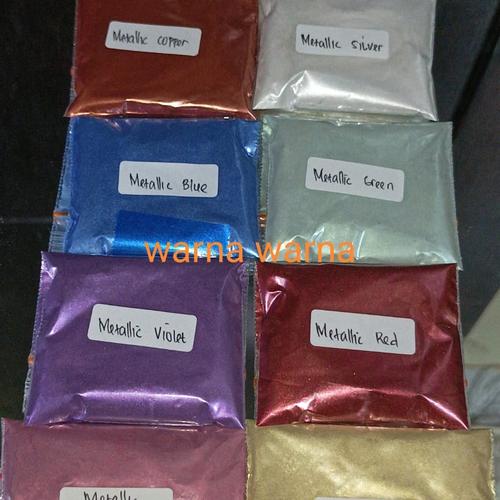 Jual Pigmen metalik/ Pigment Metallic/Metalik powder/Metalic Bubuk ...