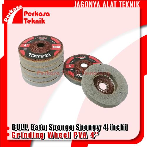 Jual BULL Batu Sponge PVA 4" inchi Spongy #60 #80 #120 #180 #220 - grit ...