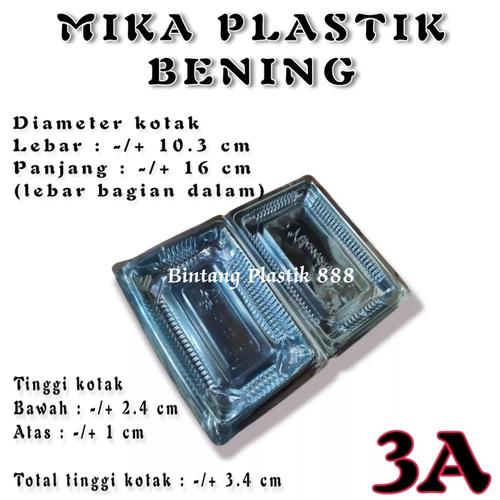 Jual Mika Bening, Plastik Mika kue uk 3a, 4a, 5a, (100pcs), Mika ...