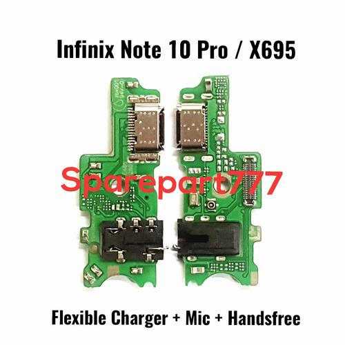 Jual Ori papan PCB Connector charger MIC handsfree Infinix Note 10 Pro ...