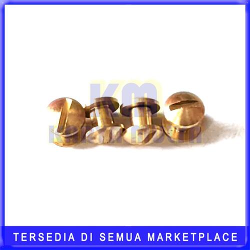 Jual Paku Mur Paku Baut Gold Paku Baut Ukuran 0.5 Cm Mur Paku Baut 5mm ...