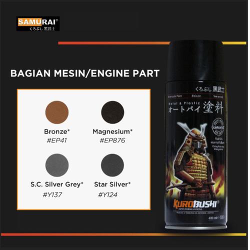 Jual Samurai Paint Engine Part Colors, Aerosol, Cat Semprot ...