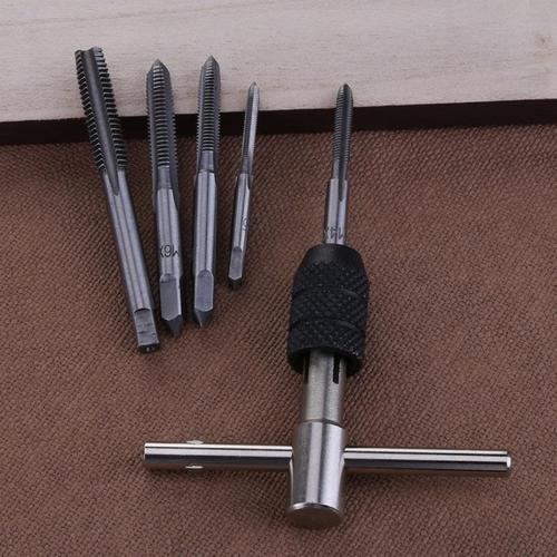 Jual Hand Tap M3 M4 M5 M6 M8 + Gagang set 6pcs Alat Pembuat Drat Baut - Kota Surabaya ...