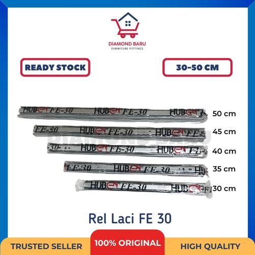 Jual Rel Laci Full Extension Double Track FE 30 - 30cm - Kota ...