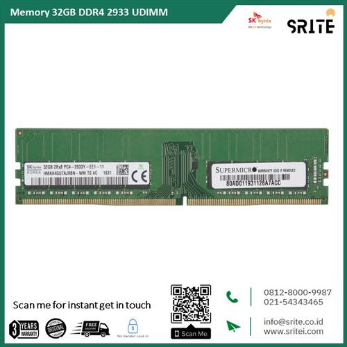Jual Memory Hynix 32GB DDR4 ECC UDIMM 2933 - Jakarta Barat - SRITEI ...