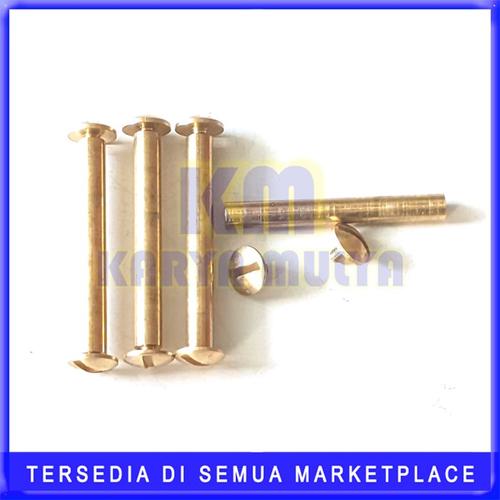 Jual Paku Mur Paku Baut Gold Paku Baut Ukuran 4Cm Mur Paku Baut 40mm ...