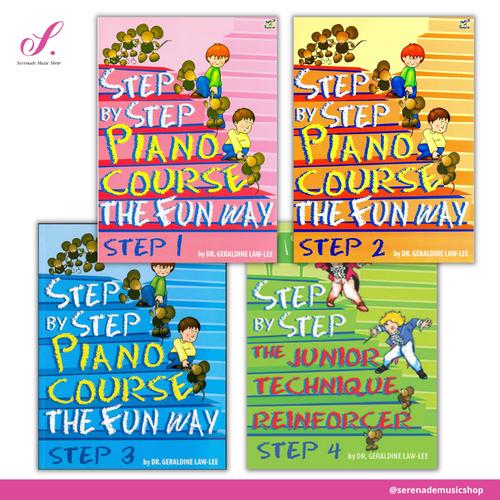 Jual Step by Step Piano Course Step 1/2/3/4 Buku Belajar Piano Anak ...