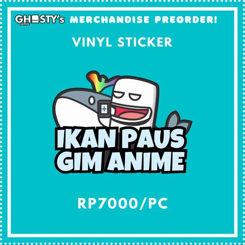 Jual GHOSTY's COMIC / Ghosty Comic Sticker - Ikan Paus Gim Anime - Kota ...