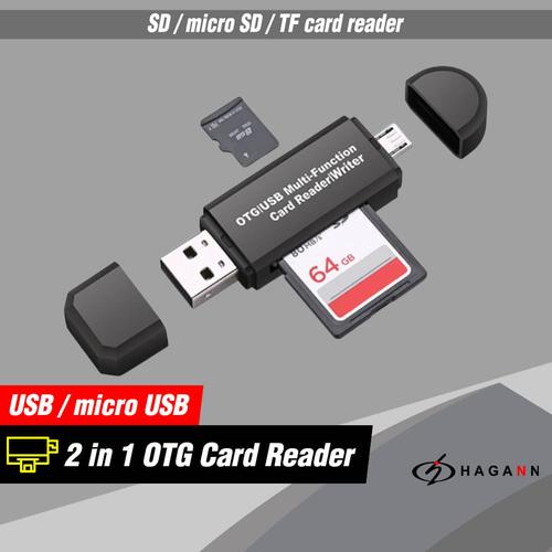Promo Card Reader Micro SD / SD Card Rider Micro USB / USB All In One ...