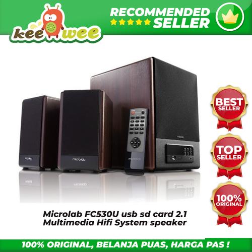 Jual Microlab FC530U usb sd card 2.1 Multimedia Hifi System speaker ...