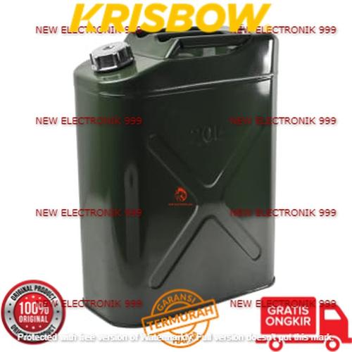 Jual Krisbow Jerigen Bahan Bakar 20 Ltr Jerigen Metal Jerigen BBM ...