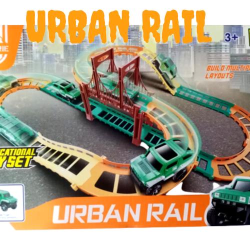 Jual mainan roller coaster mobil mobilan rel bongkar pasang warna warni ...