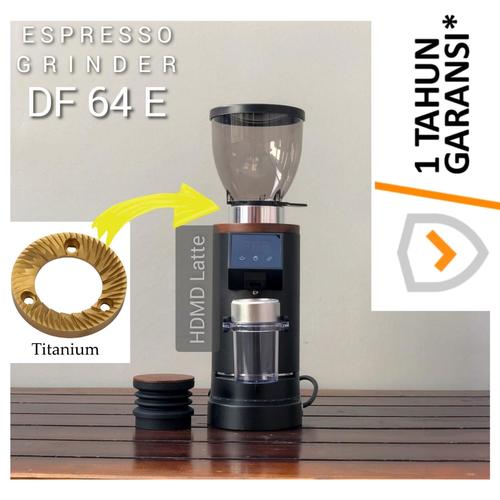 Jual Espresso Grinder DF64E Programmable Titanium Burr Bergaransi 1 ...