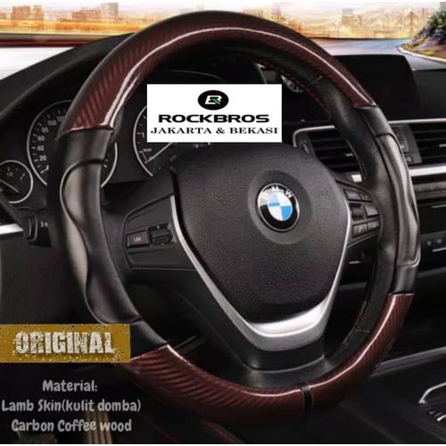 Jual Cover Stir Sarung Steer Carbon Mobil Karbon Premium Setir Kulit ...