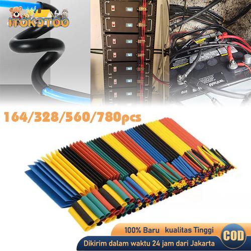 Jual 164pcs780pcs Isolasi Bakar Kabel Listrik Heat Shrink Tube Selang ...