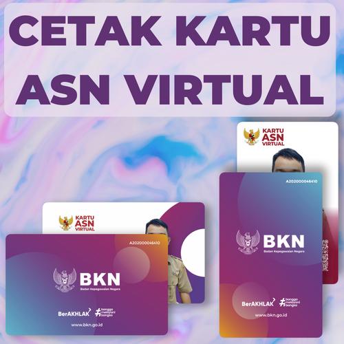 Jual Cetak kartu ASN Virtual / karpeg / kartu BKN - Kab. Bogor - OceZ ...