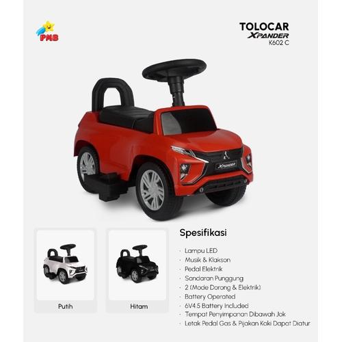 Jual Mainan Mobil Anak Dorong Duduk 2-5 Tahun ToloCar Expander K602 B C ...