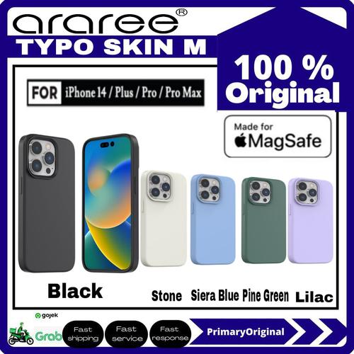 Promo Case iPhone 14 Pro Max 14 Pro ARAREE TYPO SKIN With Magsafe ...