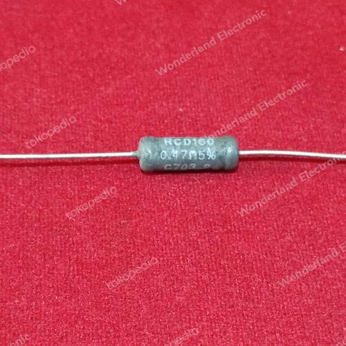 Jual RCD Silicone Coated Wirewound Resistor RCD160 0.47R R47 0.47 Ohm ...
