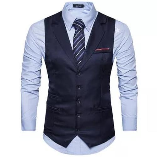 Jual Rompi Jas Pria Kattun Drill, Vest Pria Kasual Elegan Dan Terbaru ...