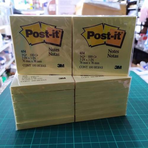 Jual post it notes 3M 654 yellow paket isi 12 pad - Jakarta Selatan ...