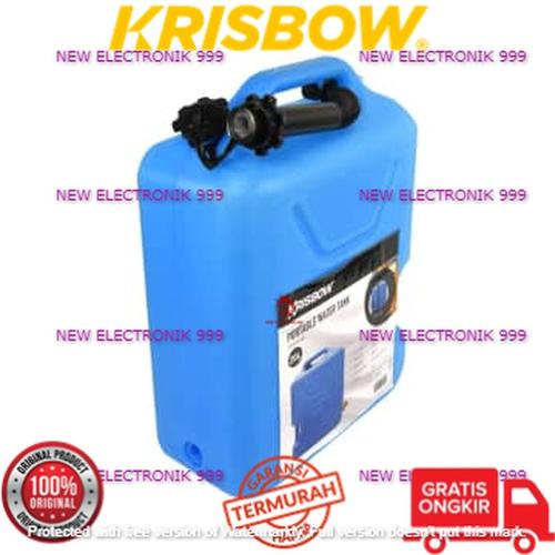 Jual Krisbow Jerigen Plastik 20 Ltr TANK PLASTIC 20L Jerigen Serba Guna ...