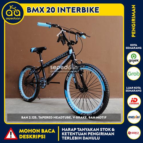 Jual Sepeda Anak BMX 20" INTERBIKE - 2.125 7 (GRAB CAR) - Biru Tua ...