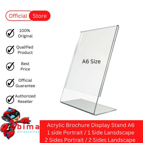 Promo Acrylic/Akrilik Brosur Stand A6 Series - A6 T Landscape - Jakarta ...