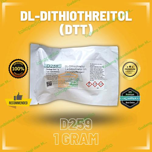 Jual DL-Dithiothreitol (DTT) | C4H10O2S2, 1 Gram - Kab. Bogor - Gudang Mikrobiologi dan ...
