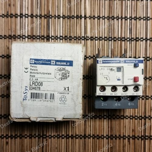 Jual Thermal Overload Relay Telemecanique LRD08 2.5 - 4 Ampere Original ...
