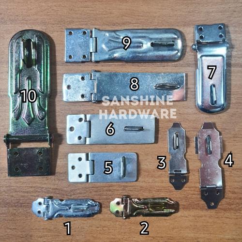 Jual OVERVAL PLAT TEMPAT GEMBOK Wadah Cantolan Gembok Putih Kuning - 2 ...