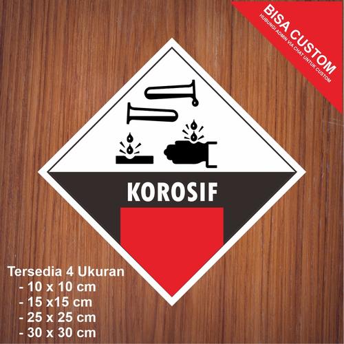 Jual STICKER SAFETY SIGN RAMBUlIMBAH B3, LABEL TANDA SIMBOL LIMBAH B3 ...