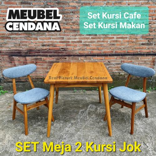 Jual meja cafe set kayu jati, kursi cafe kursi makan set meja minimalis ...