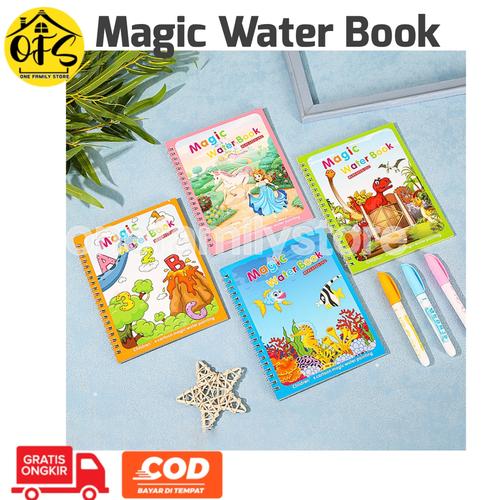 Jual magic water book edukasi mewarnai - Dino - Jakarta Utara ...