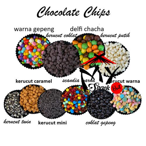 Jual COKLAT CHIP 100GR - COKELAT CHIPS CHOCOLATE CONE SEGITIGA BULAT ...